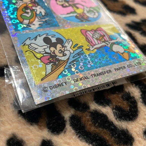 Disney | Other | Vintage Disney Prism Stickers Hologram Summer Swim ...